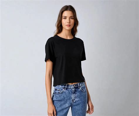 Crop Tops For Girls White Crop Top Black Crop Top Bamboo Cotton