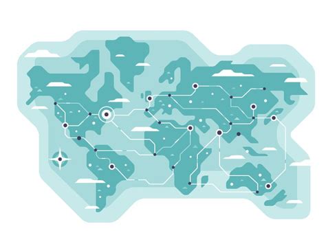 Connection Map Data Viz Project Data Visualization Map Map