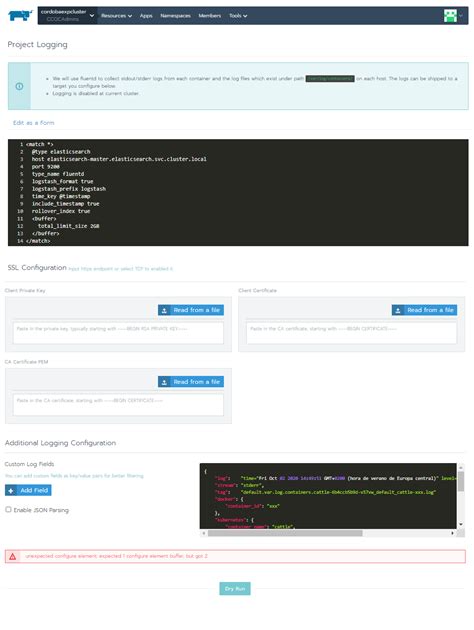 rancher logging fluentd buffer configuration suse rancher prime suse