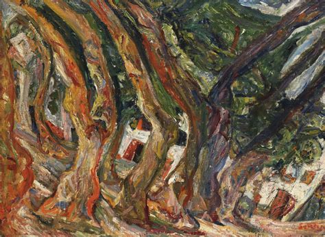 Plane Trees At Céret 1920 Chaim Soutine