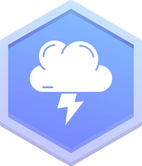 lightning polygon icon 38500369 vector art at vecteezy