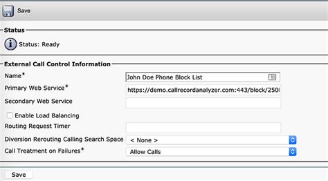 How To Configure Cra Call Blocking