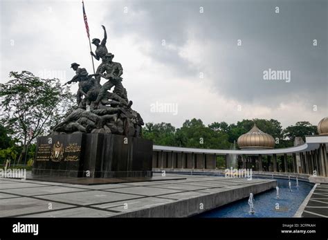 The Tugu Negara National Monument Featuring A Bronze Sculpture Of