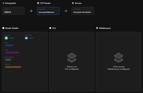 Tcp Router Not Working Properly For Teamspeak Traefik V2 Traefik