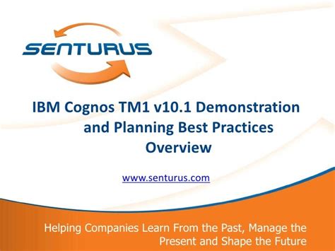 ibm cognos tm1 version 10 1 demonstration and financial planning best…