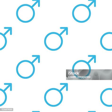 블루 남성 기호 화살표로 원을 그리는 다 남성적인 성별에 속합니다 매끄러운 패턴 벡터 일러스트레이션 Eps10 0명에 대한 스톡 벡터 아트 및 기타 이미지 Istock