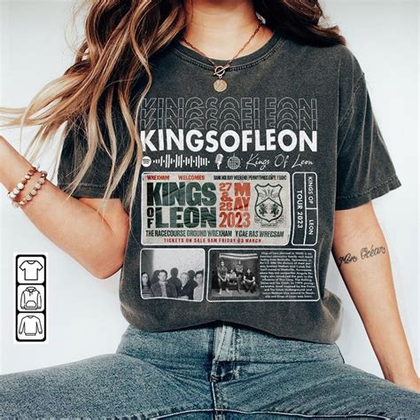 Kings Of Leon Music T Shirt Kings Of Leon Tour 2023 Shirt Concert