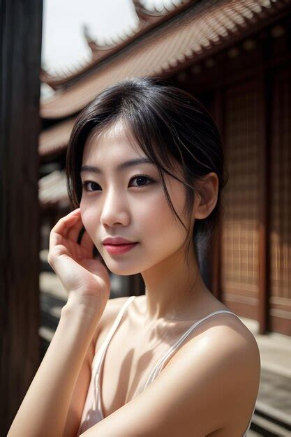 Premium Photo Enchanting Elegance Stunning Asian Beauty In Captivating Captures