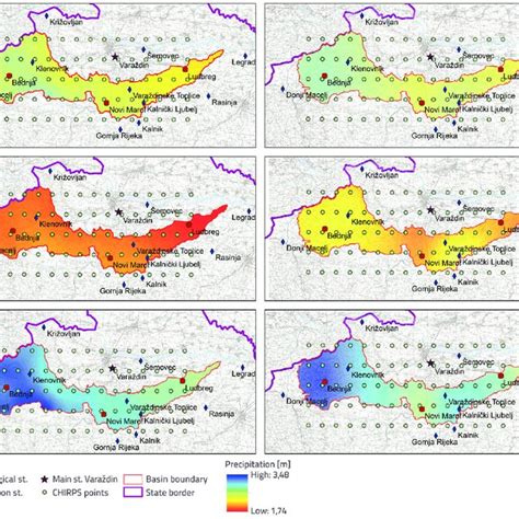 Spatial Interpolation Of Mean Daily Precipitation Mm Chirps Product