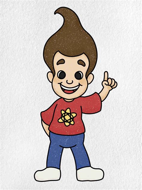 Draw Jimmy Neutron Helloartsy