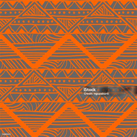 원활한 손으로 그려진 장식 부족 기하학적 패턴입니다 한국 이집트 아시아 인도 및 아즈텍 마 야 고 대 스타일 인쇄 및 패션 포장 직물에 대 한 장식 패턴 텍스처 0명에 대한