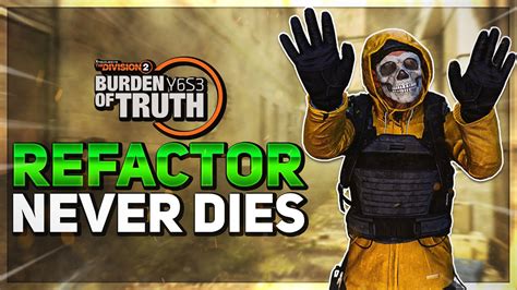 Self Healing Cheatecode The Division 2 Refactor Regen God Build With