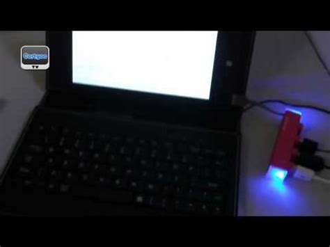 Experiment Mouse Keyboard Case And USB Ethernet Adapter Connect The Tablet Via USB HUB
