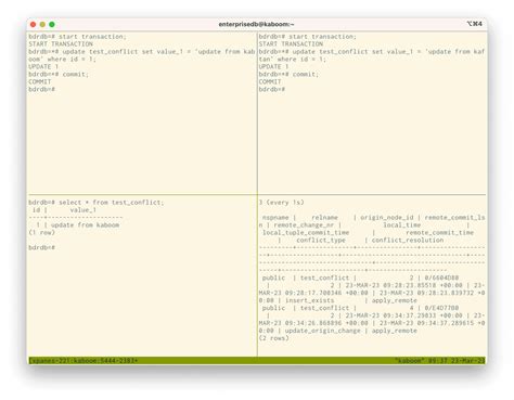Edb Docs Edb Postgres Distributed Pgd V56 Exploring Conflict