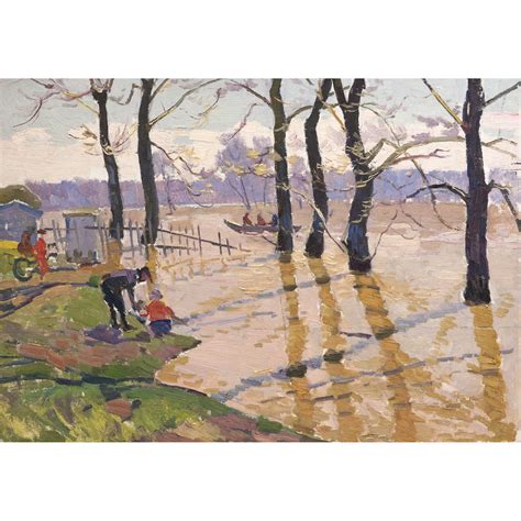 Купить картину Речка разлилась в Москве от художника Филиппов Юрий