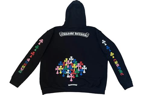 Chrome Hearts Multi Color Cross Hoodie Black Hombre Mx