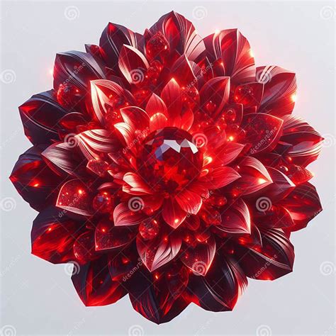 Ruby Red Brilliance A Brilliant Ruby Red Light Effect That Shi Stock