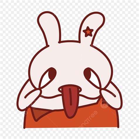 토끼 표현 팩 만화 이모티콘 팩 귀여운 이모티콘 팩 매일 작은 감정 표현 팩 매일 작은 감정 표현 팩 토끼의 표현 Png 일러스트 및 벡터 에 대한 무료 다운로드