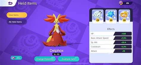 口袋妖怪unite Build Guide：delphox
