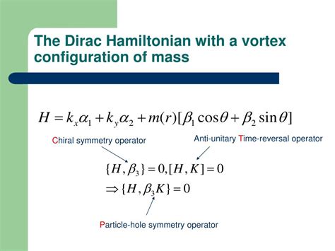 Ppt Cpt Symmetry Supersymmetry And Zero Mode In Generalized Fu Kane