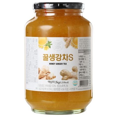 초록원 꿀생강차s 2kg 대용량 초록원