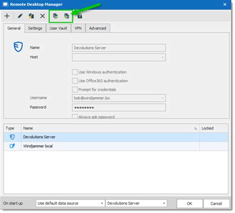 import and export a data source devolutions documentation