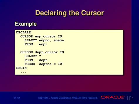 Ppt Writing Explicit Cursors Powerpoint Presentation Free Download Id5057459