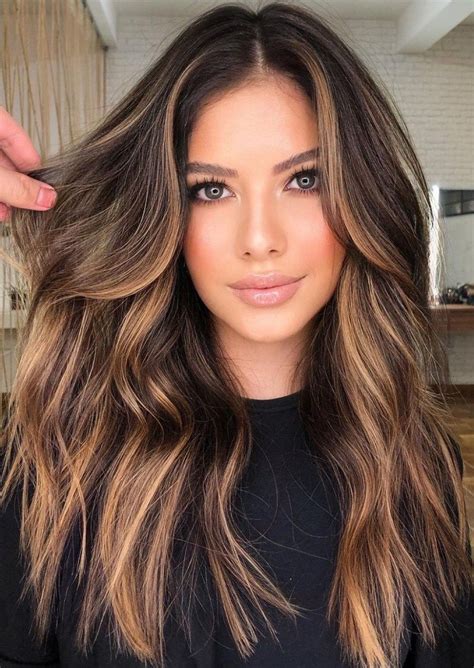 30 Awesome Ways To Sport Highlights On Black Hair Hair Color Caramel