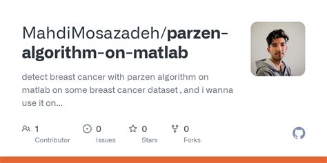 GitHub MahdiMosazadeh Parzen Algorithm On Matlab Detect Breast Cancer With Parzen Algorithm