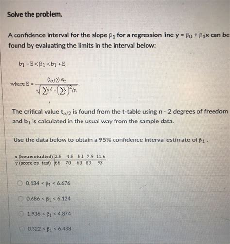 Solved Construct The Indicated Prediction Interval For An Chegg