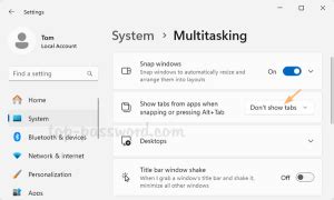 How To Stop Microsoft Edge From Showing Multiple Tabs In Alt Tab Password Recovery
