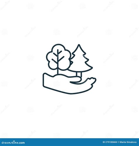Enviromentalism Icon Monochrome Simple Sign From Core Values Collection Stock Illustration