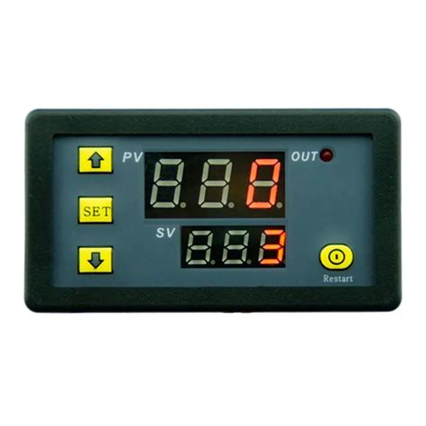 DC V A W H Digital LED Display Time Delay Relay Timing Cycling Module P P