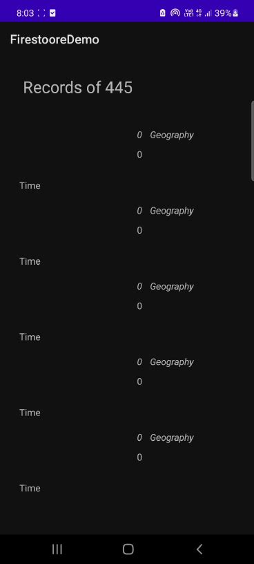 Android Firestorerecycleradapter Not Fetching Data And Returning