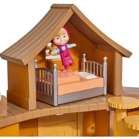 ست خانه‌ی بزرگ میشا به همراه فیگور ماشا و میشا مدل Simba Masha And