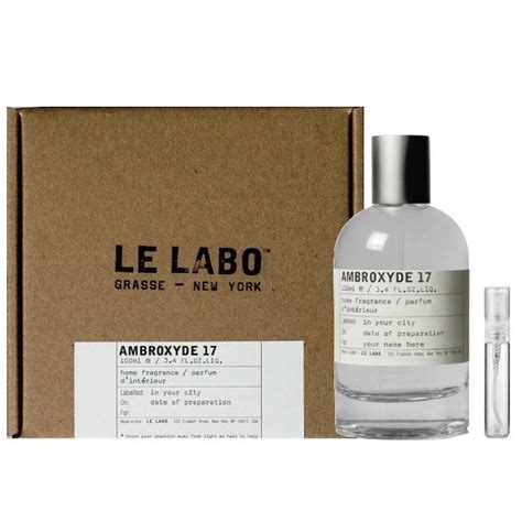 Le Labo Ambroxyde 17 Home Fragrance Perfume Sample 5 Ml