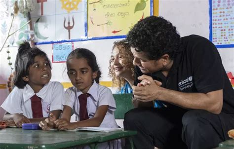 Unicef Regional Ambassador For South Asia Sachin Tendulkar Teams Up