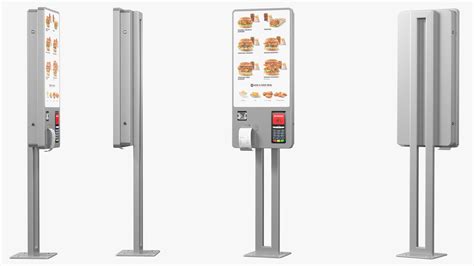3d Restaurant Self Ordering Touch Kiosk 3d Molier International