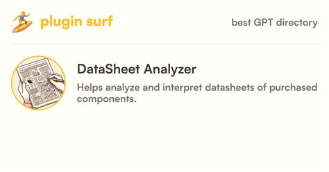 Datasheet Analyzer Gpt Information Latest Updates And Reviews 2024