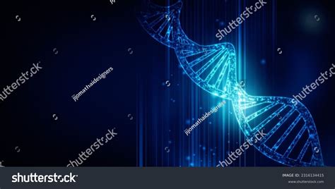 2d Render Dna Structure Abstract Background Stock Illustration 2316134415 Shutterstock