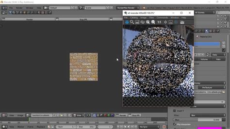 Renderman In Blender Pbrshader In Node Editor Displacement Map Youtube