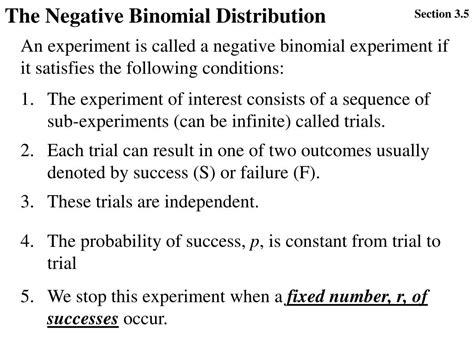 PPT The Negative Binomial Distribution PowerPoint Presentation Free Download ID 6891956