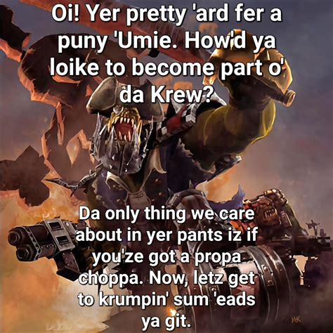 Some Ork Pirates Are Recruiting Rtraaaaaaannnnnnnnnns