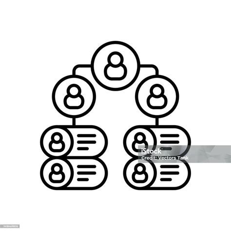 Hierarchy Icon In Vector Logotype Stock Illustration Download Image Now Cut Out Grading