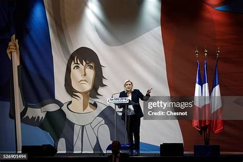 National Front Le Pen Jeanne Darc Photos And Premium High Res Pictures