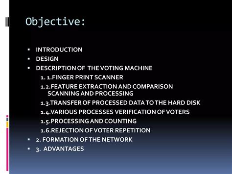 Biometric Voting System Pptx Operating Systems Computer Software