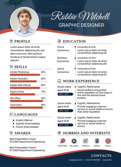 Graphic Designer Resumes Free Word Template