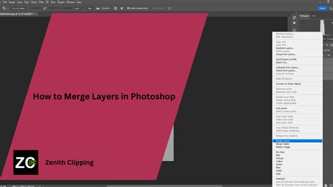 How To Merge Layers In Photoshop In