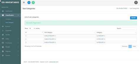 PHP Inventory Management System By OSWSCRIPT Codester