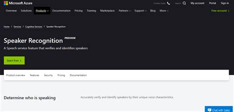 Microsoft Azure Speaker Recognition Review Pricing Pros Cons And Features